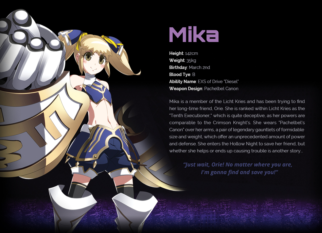 Mika | Under Night In-Birth Wiki | Fandom