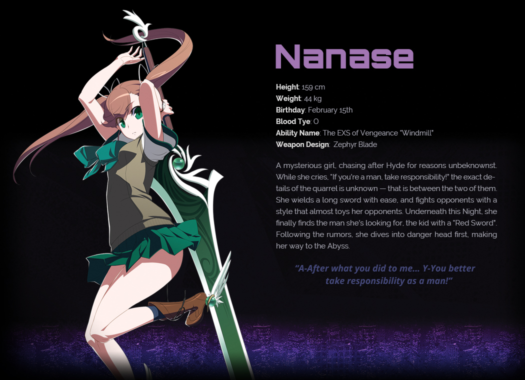 Nanase | Under Night In-Birth Wiki | Fandom