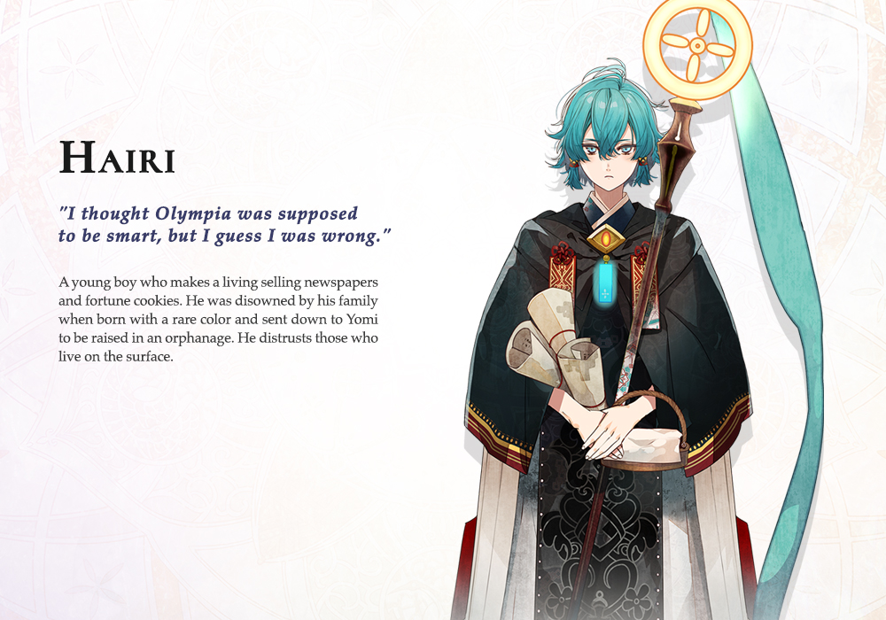 CHARACTERS - Olympia Soirée | Official Site