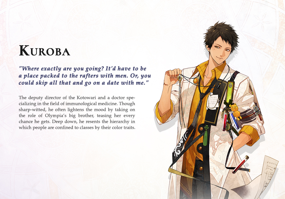 CHARACTERS - Olympia Soirée | Official Site
